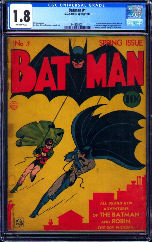 HighGradeComics.com Lists Batman #1 CGC 1.8 for $125,000 | It's All ...