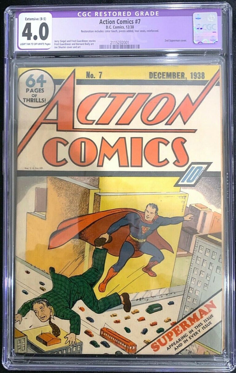 Restored Action Comics #7 on eBay | It's All Just Comics