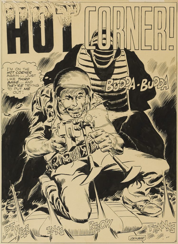 Joe Kubert GI Combat #59 Splash in Swann Illustration Auction | It's ...