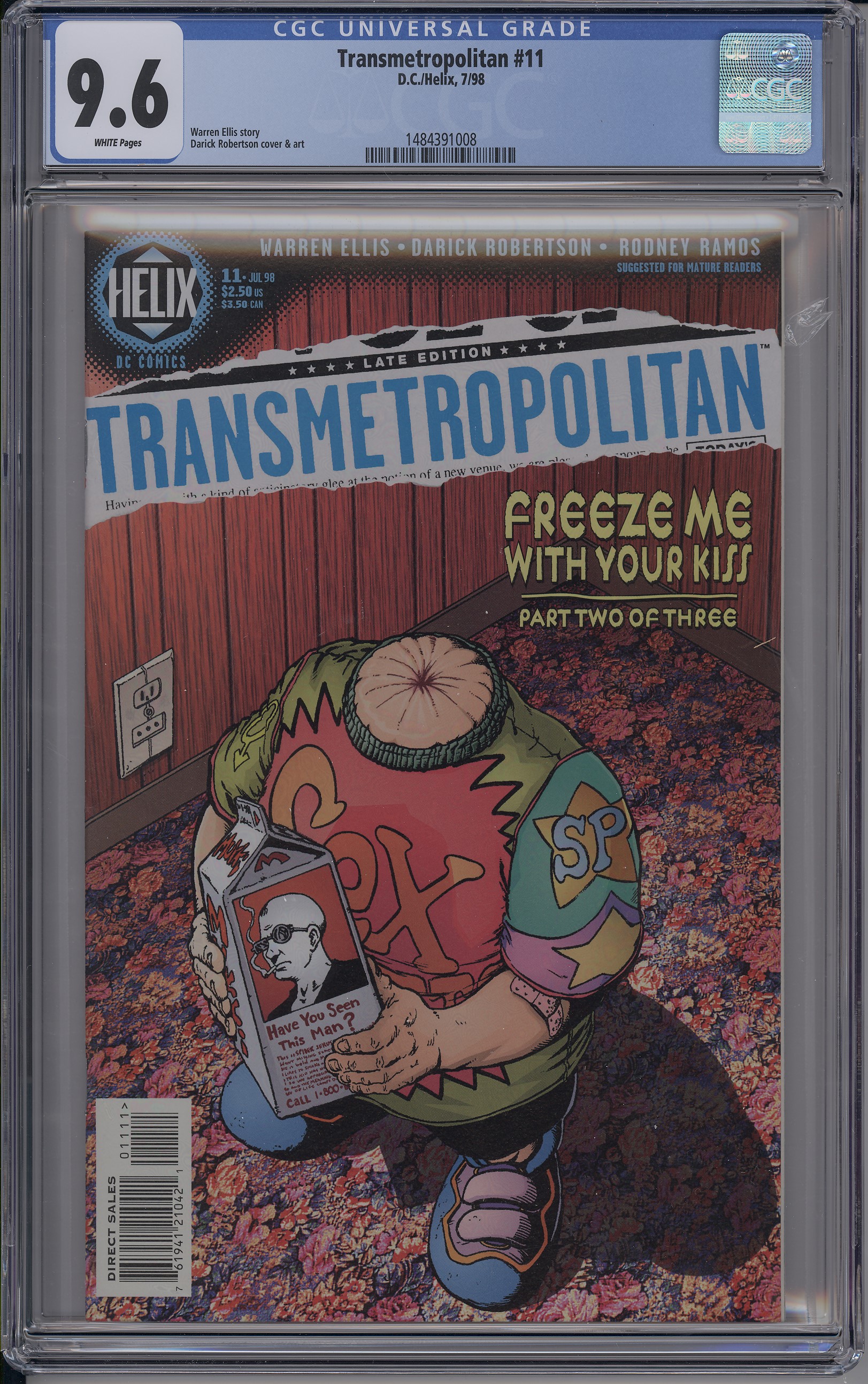 My Collection A-Z: Transmetropolitan #11 CGC 9.6 | It's All Just Comics