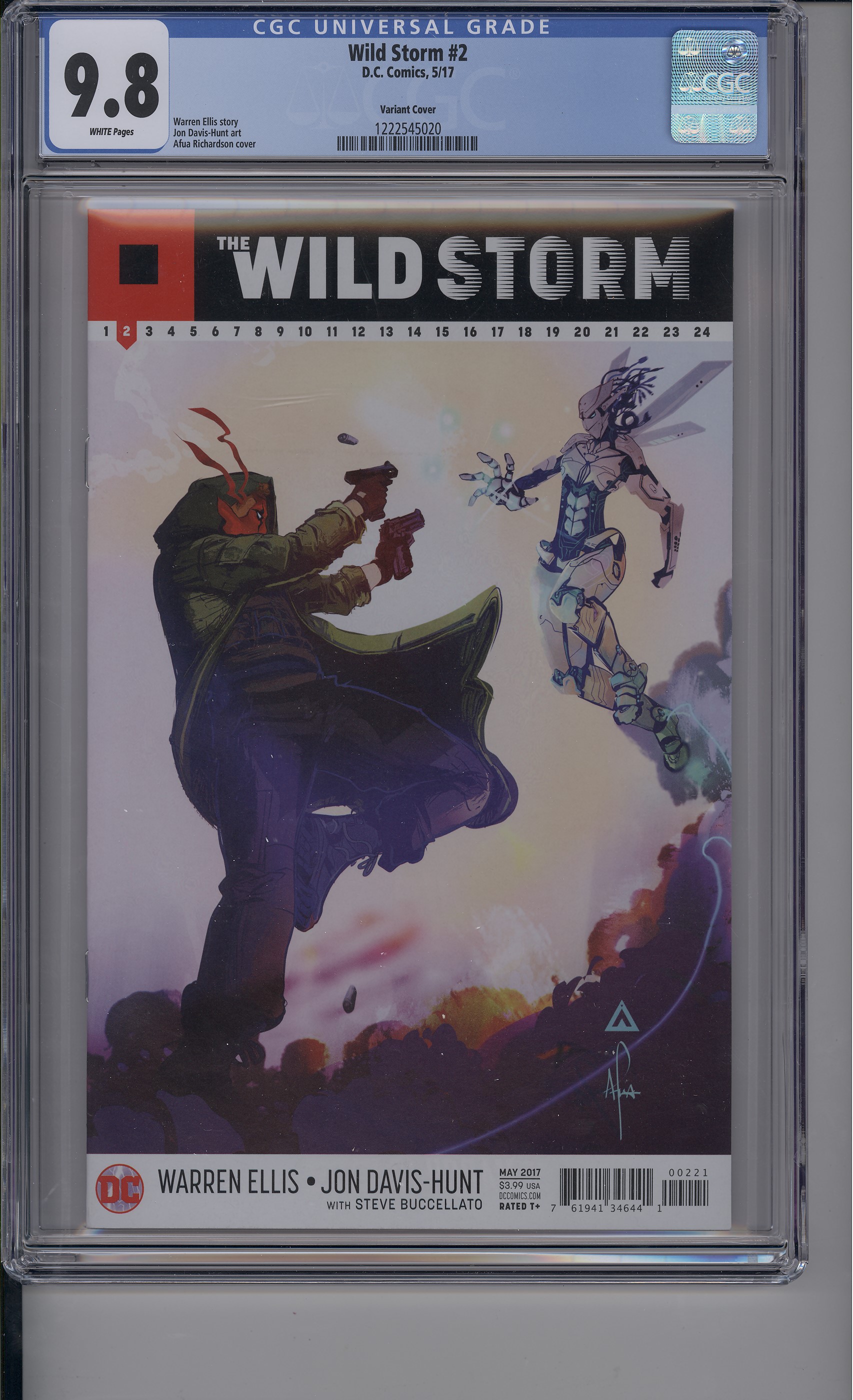 My Collection A-Z: Wild Storm #2 CGC 9.8 Variant Cover | It's All Just ...